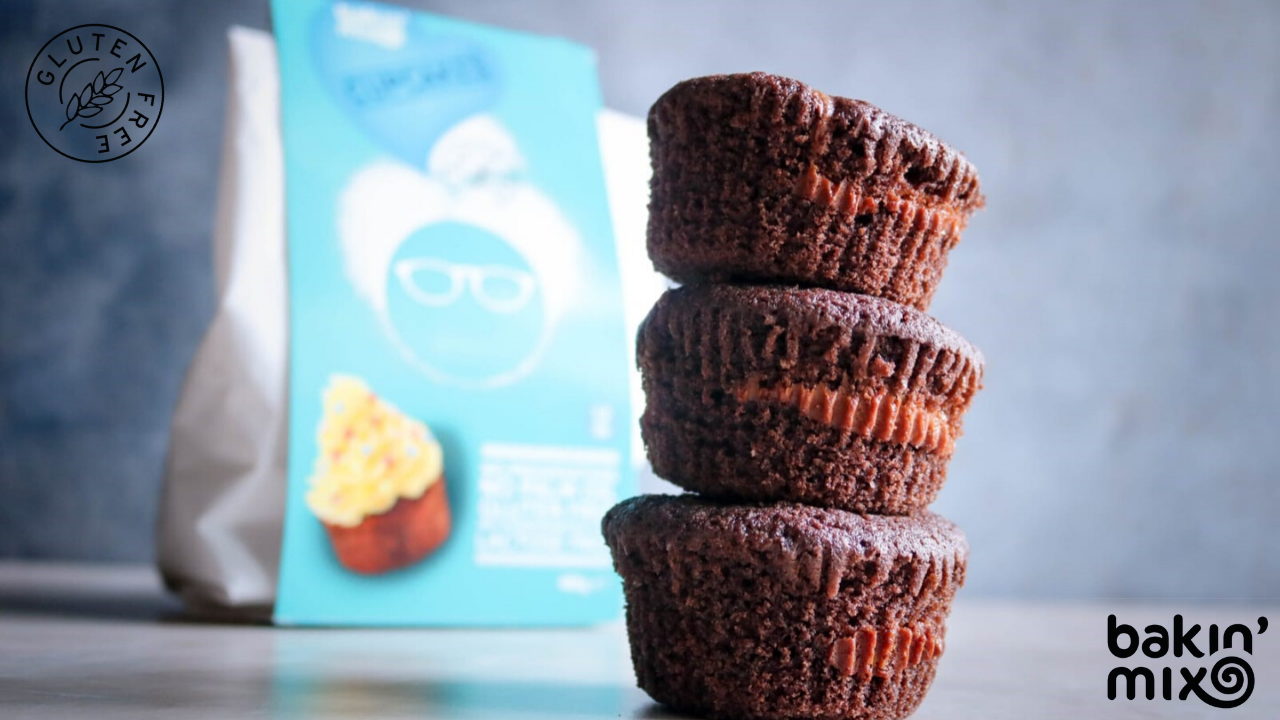 Cupcakes with hazelnut spread - Bakini proizvodi - Bakin' Mix